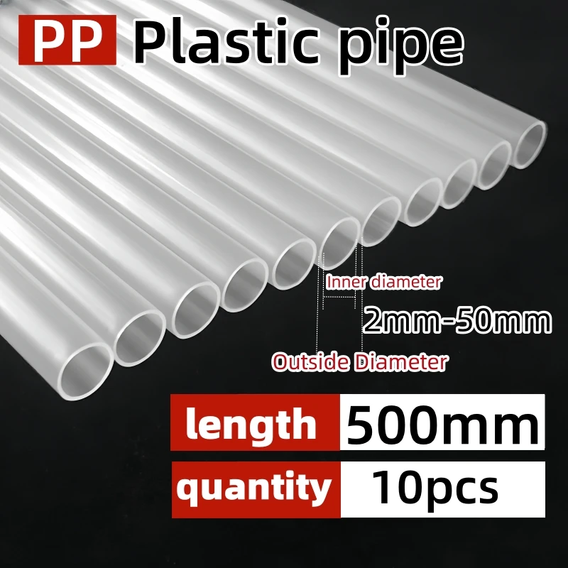 PP-polypropylene-transparent-plastic-pipe-support-tube-hard-tube-round ...