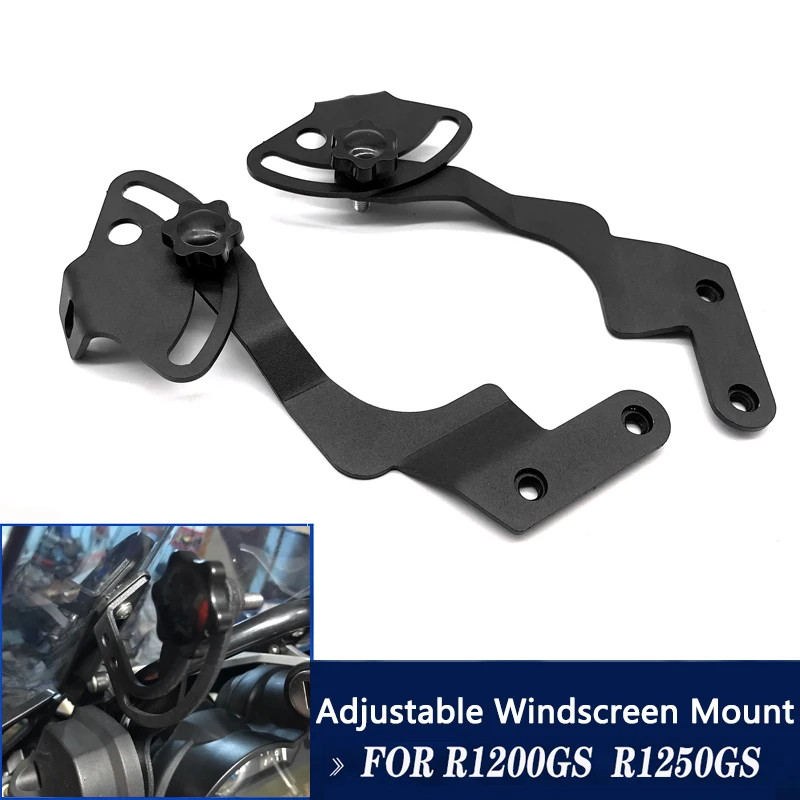 Motorcycle-Stainless-Steel-Windshield-Support-Holder-Windscreen-Strengthen-Bracket-Kits-For-BMW ...