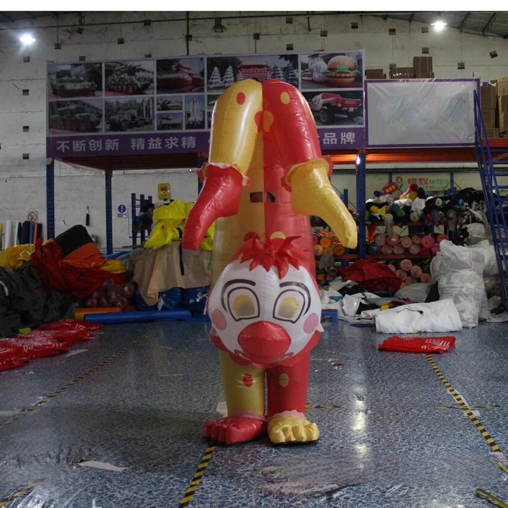 "Fun - filled Parade Entertainment: 2 Walking Inflatable Funny Clown ...