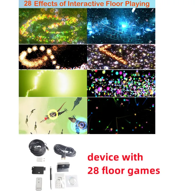 Multiple Touch All In One Interactive Projection Games System,Floor ...