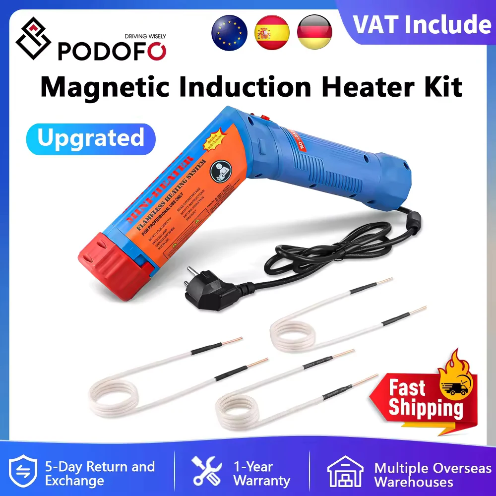 Podofo 2IN1 Magnetic Induction Heater Kit Car Garage Repairing ...