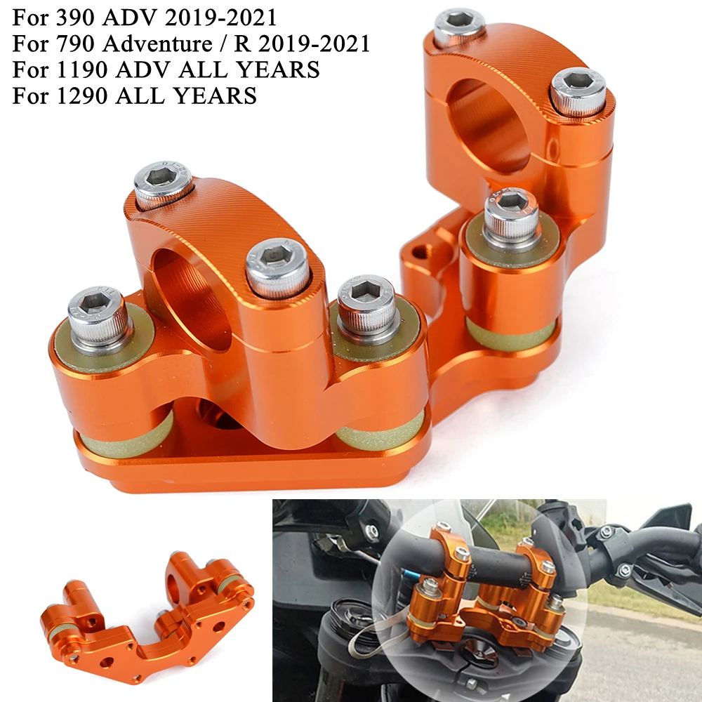 Handlebar-Riser-Bar-Mount-Handle-Clamp-Bracket-For-KTM-390-790-1190 ...