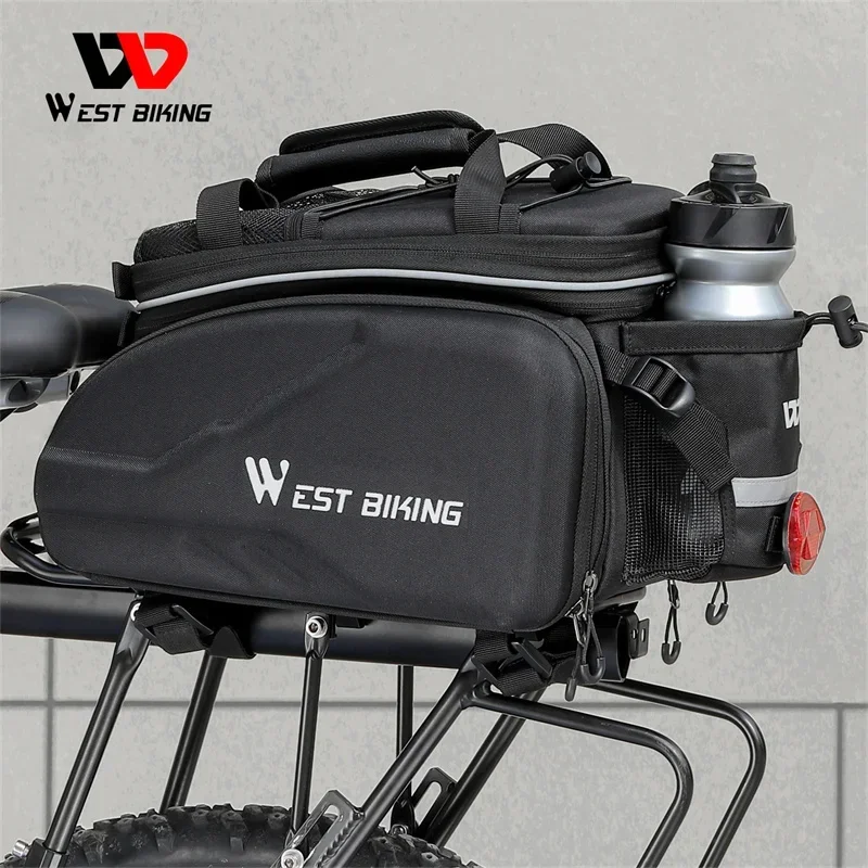 WEST-BIKING-25-45L-Bicycle-Trunk-Bag-Foldable-Double-Side-Bike-Rear-Bag ...