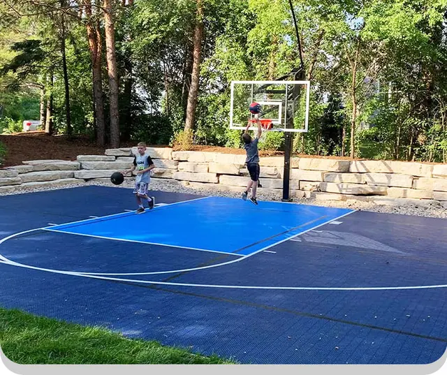 Plastic Outdoor Basketball Court
