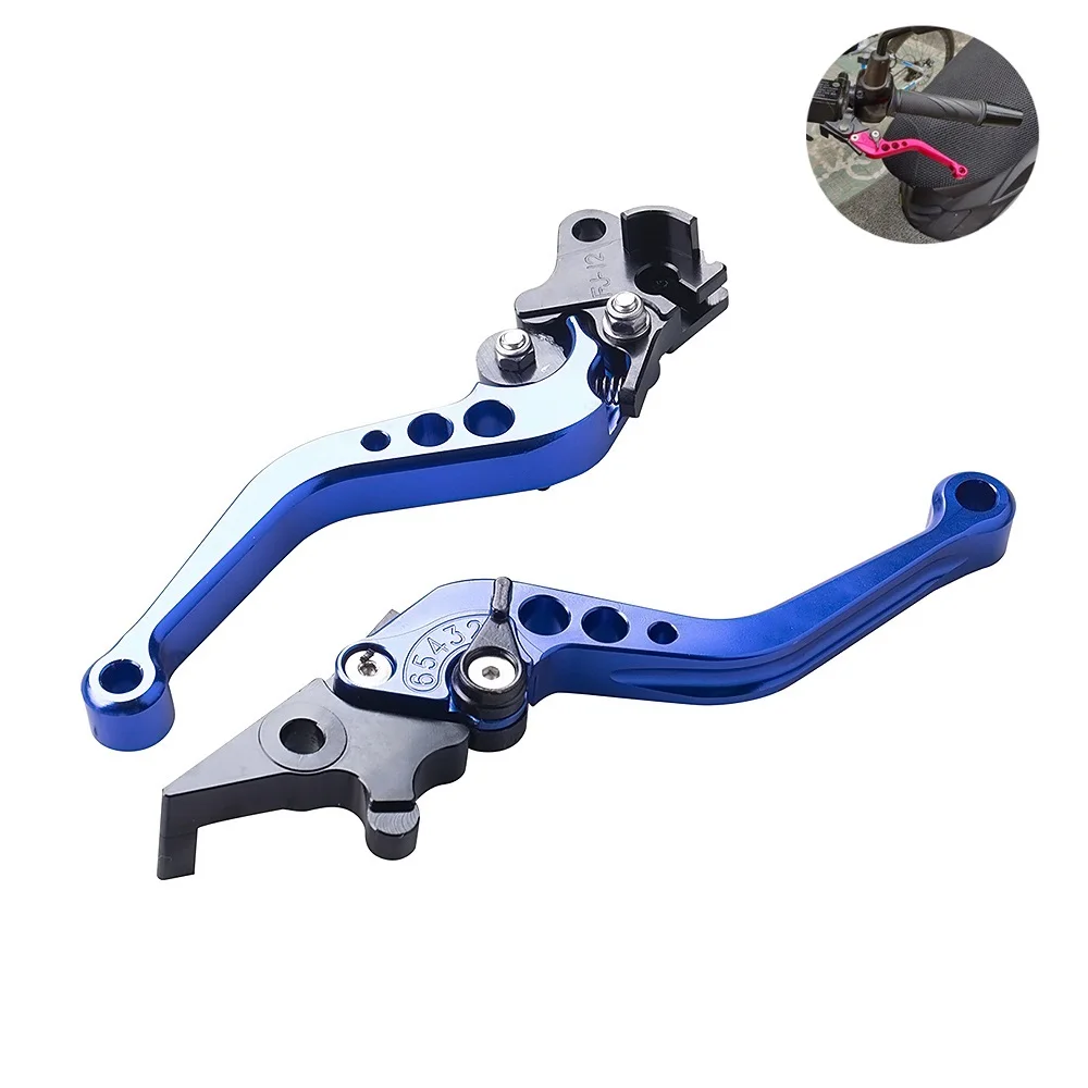 2-Pcs-CNC-Alloy-Motorcycle-Brake-Handle-Adjustable-Size-Motorcycle ...