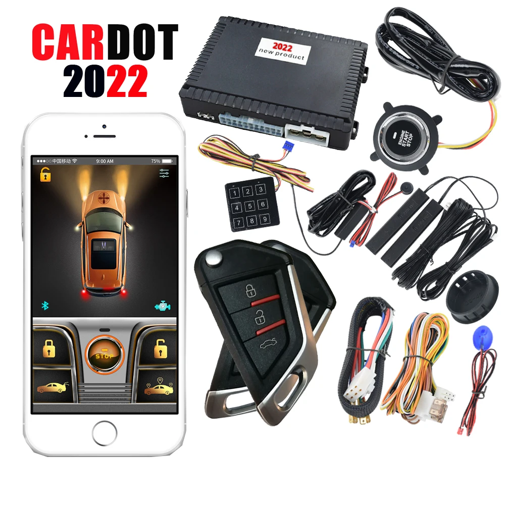Cardot Car Accessory Auto Start Smart Phone App Control Remote Start ...