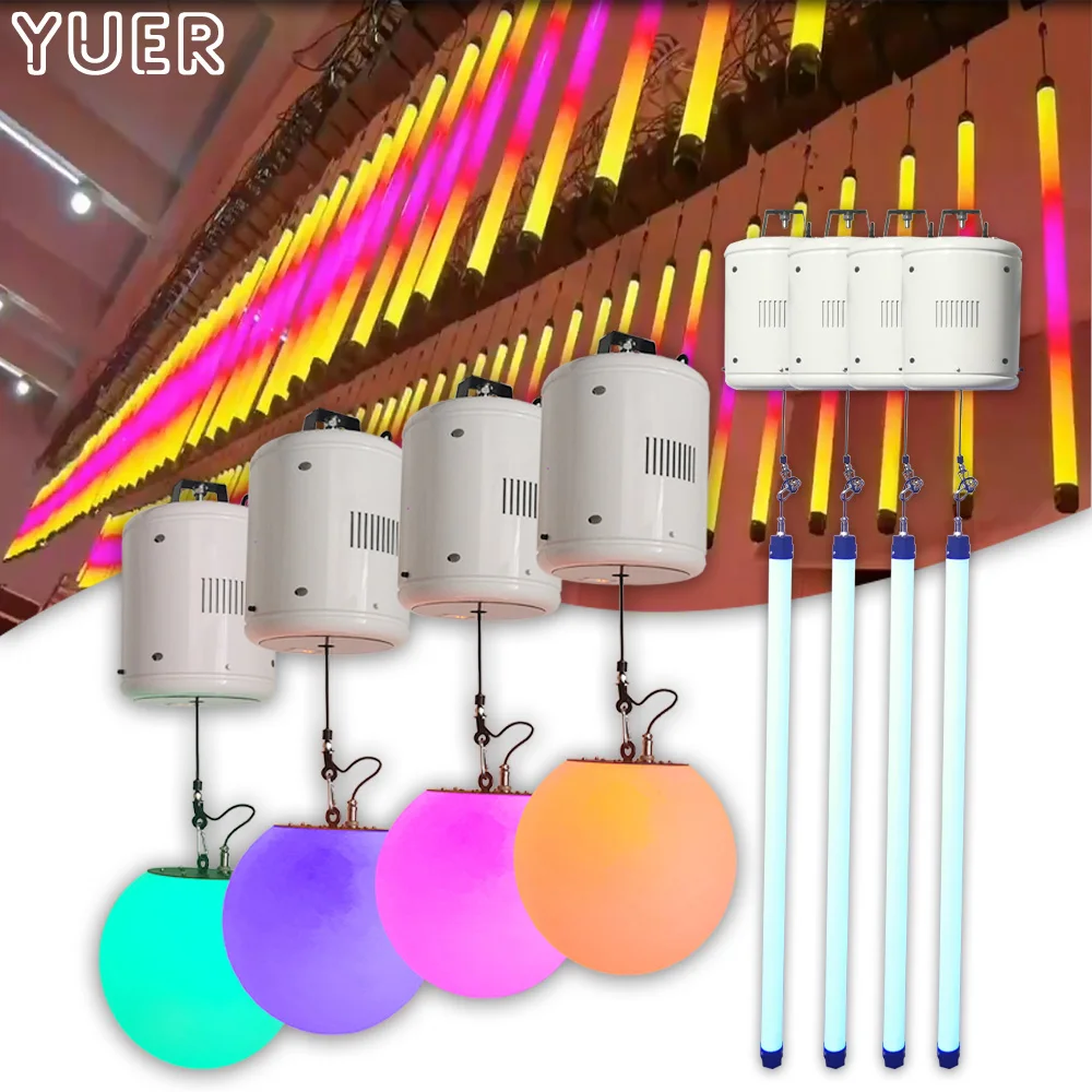 NEW-LED-Lifting-Ball-Bar-Light-Pixel-Tube-RGB-3IN1-4m-Lifting-Rectangle ...