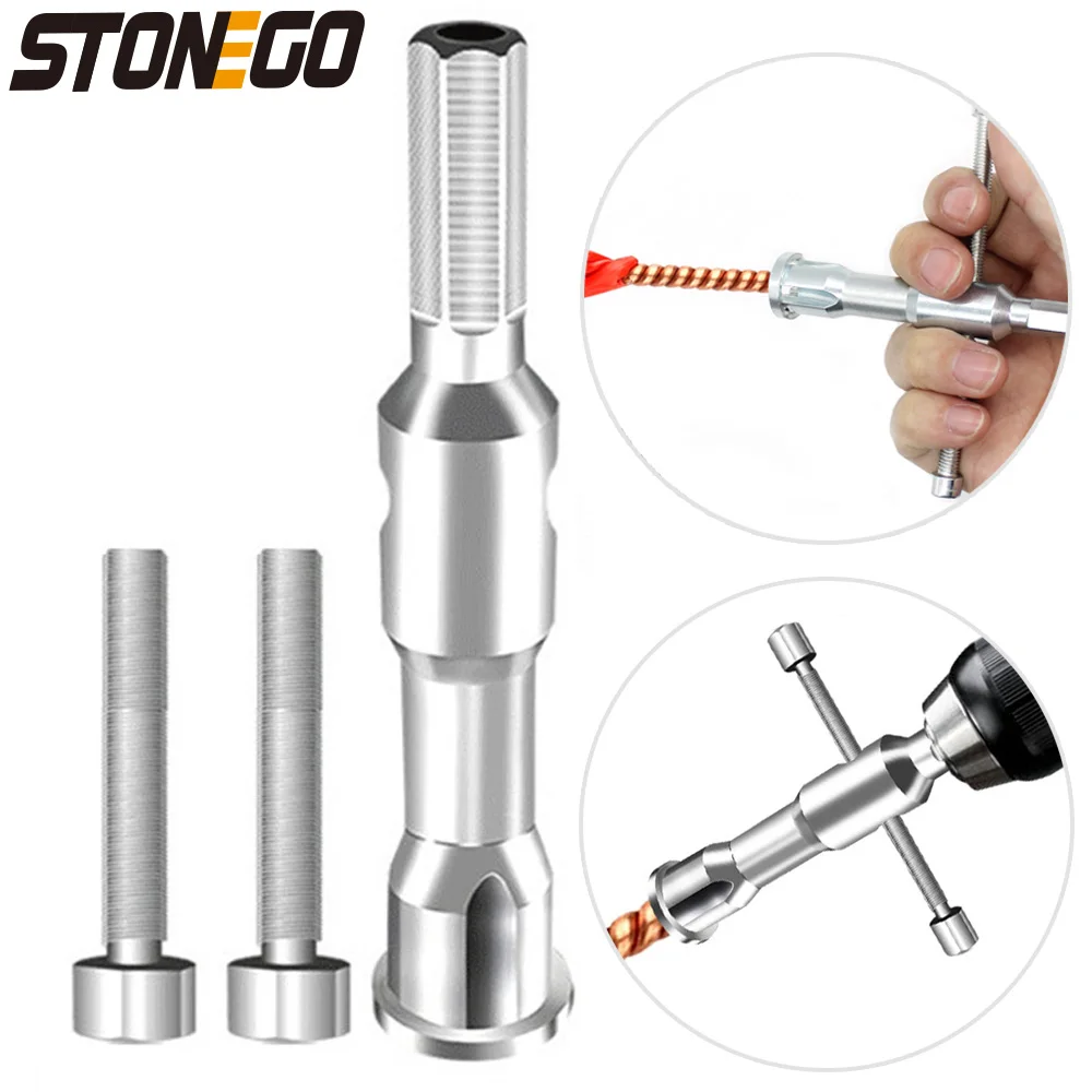 STONEGO Wire Stripper Twisting Plier Tool, Line Cable Peeling Connector ...