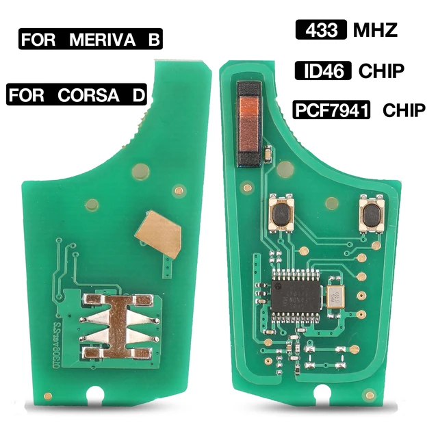 jingyuqin 433Mhz Remote Car Key Circuit Board ID46 PCF7941 Chip For ...