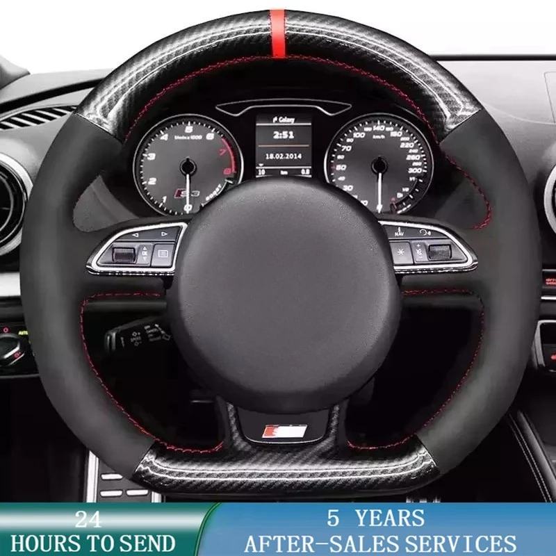 Car-Steering-Wheel-Cover-Non-Slip-Suede-Original-Steering-Wheel-Braid ...