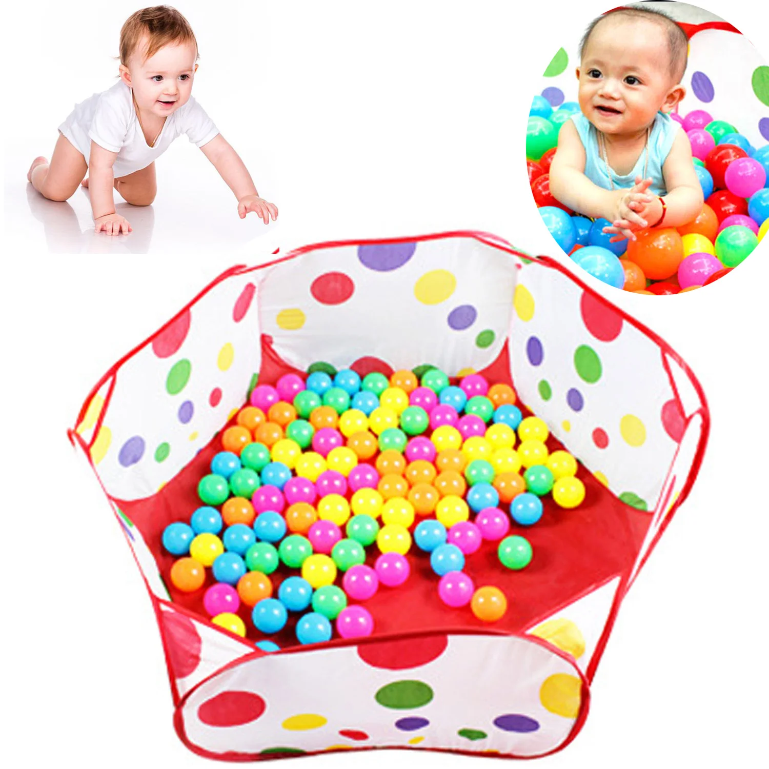 Foldable Ocean Ball Pit Pool Kids Tent House Play | Children Ocean Ball ...