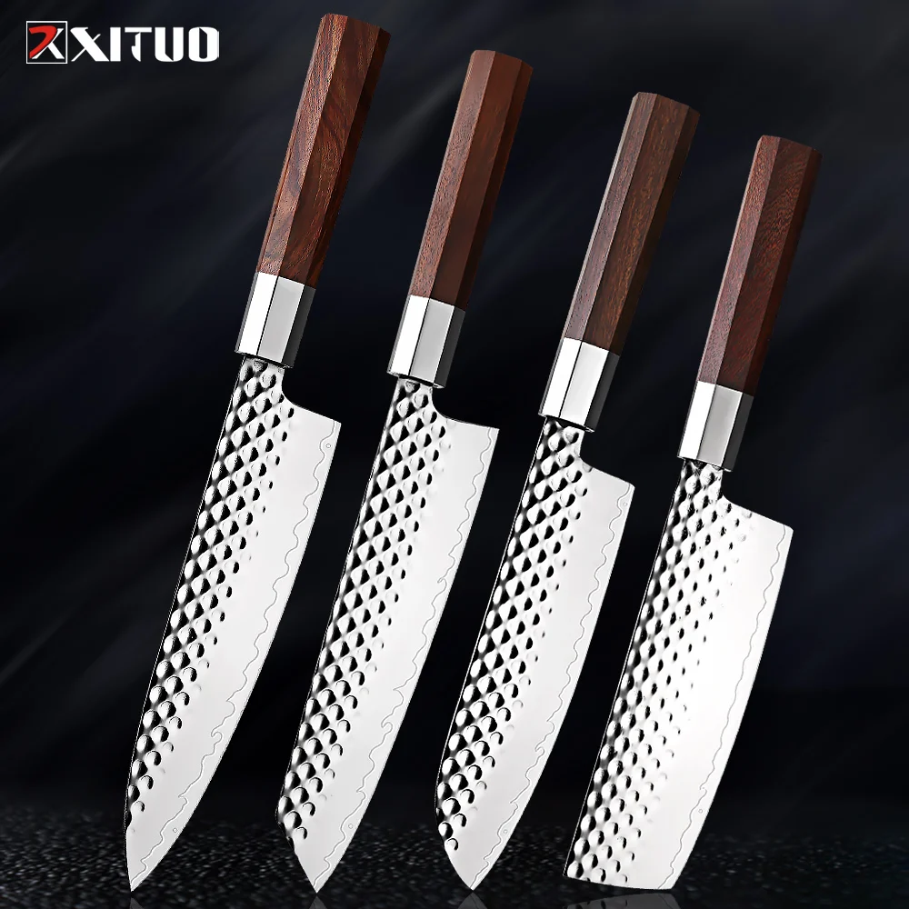 Kitchen Knife Set With Their Names