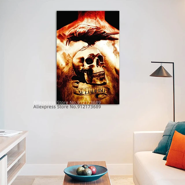The Expendables Skull Poster