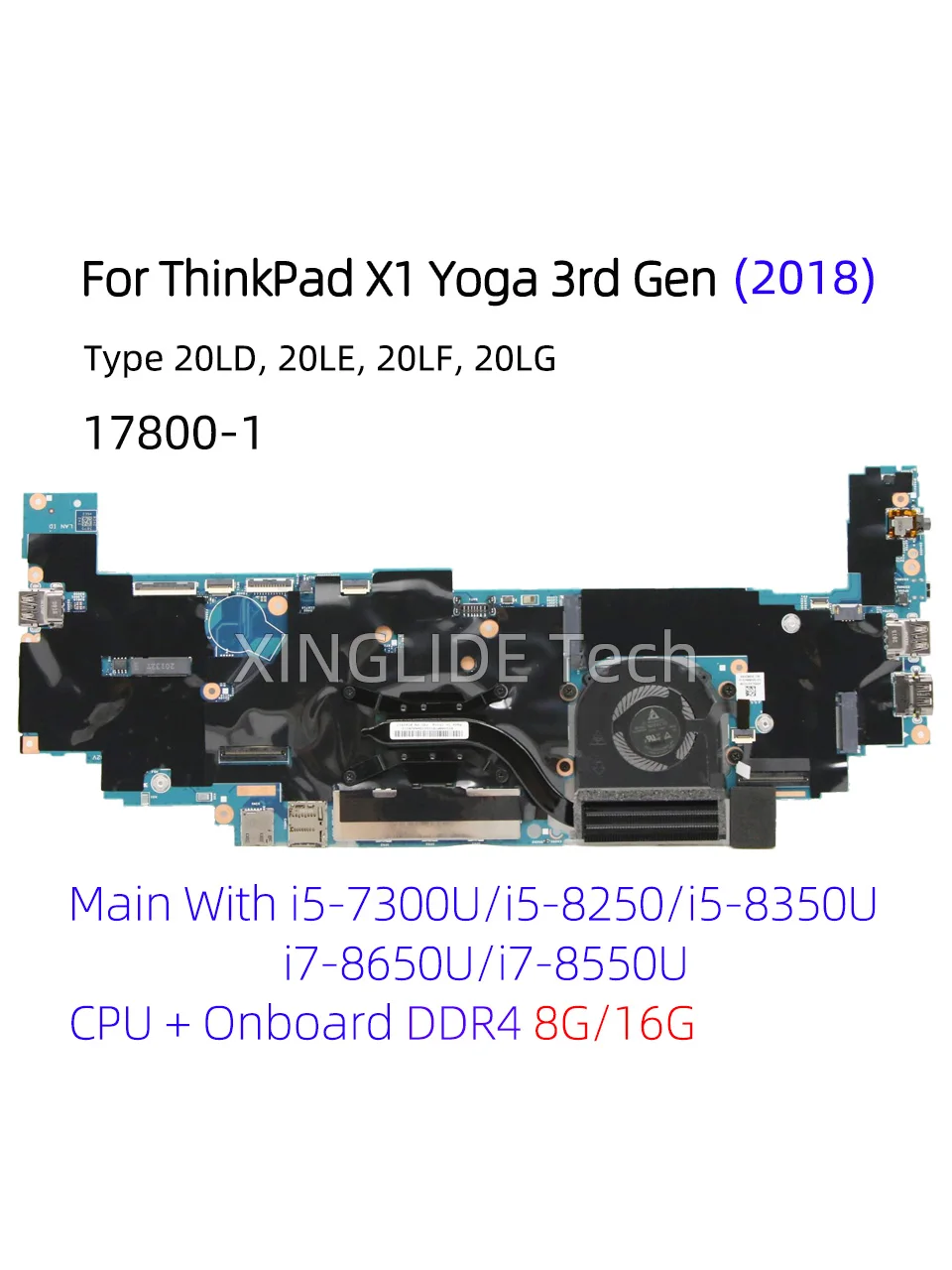 LRV3-MB-17800-1-For-Laptop-ThinkPad-X1-Yoga-3rd-Gen-Motherboard-I5-I7 ...