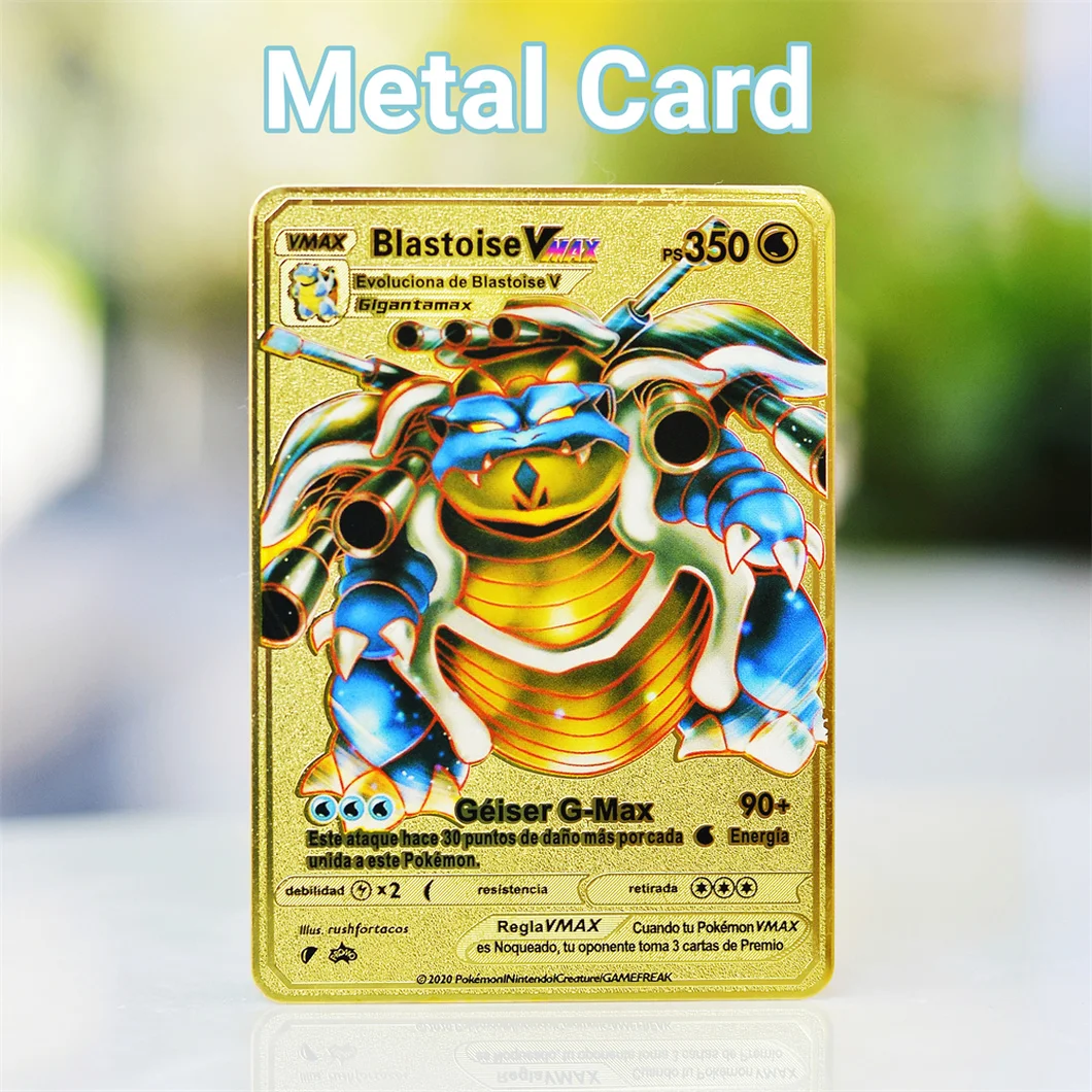 Metal Pokemon Card Real