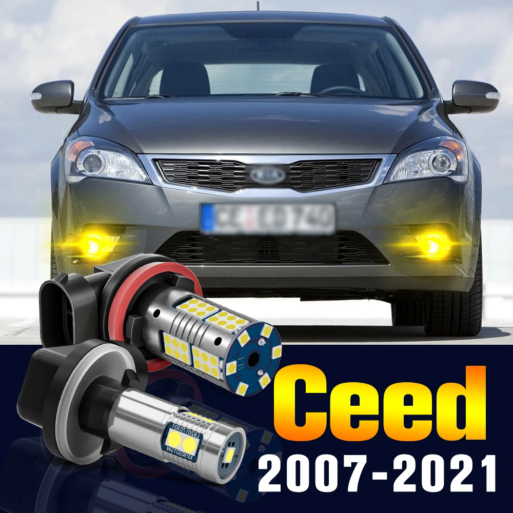2pcs LED Fog Light Bulb Lamp For Kia Ceed 2007-2021 2008 2009 2010 2011 ...