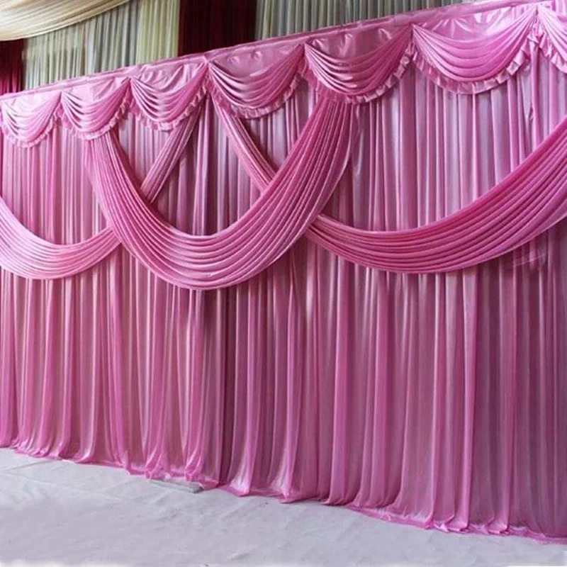 Wedding-Backdrop-Decoration-Curtains-with-Swags-Drape-Panels-Photo ...