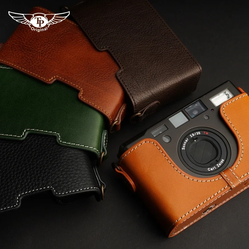 Camera Bag Case Semi Case Camera Accessories Handmade Genuine Leather ...