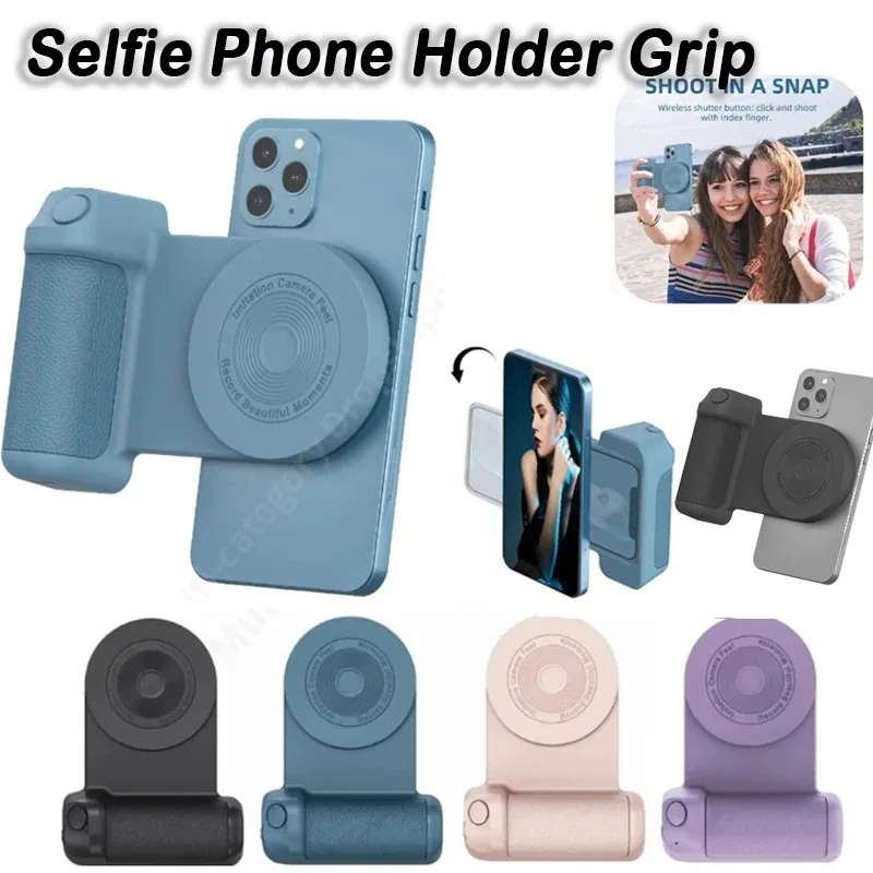 Magnetic-Camera-Handle-Selfie-Grip-Photo-Bracket-Smart-Bluetooth-Mobile ...