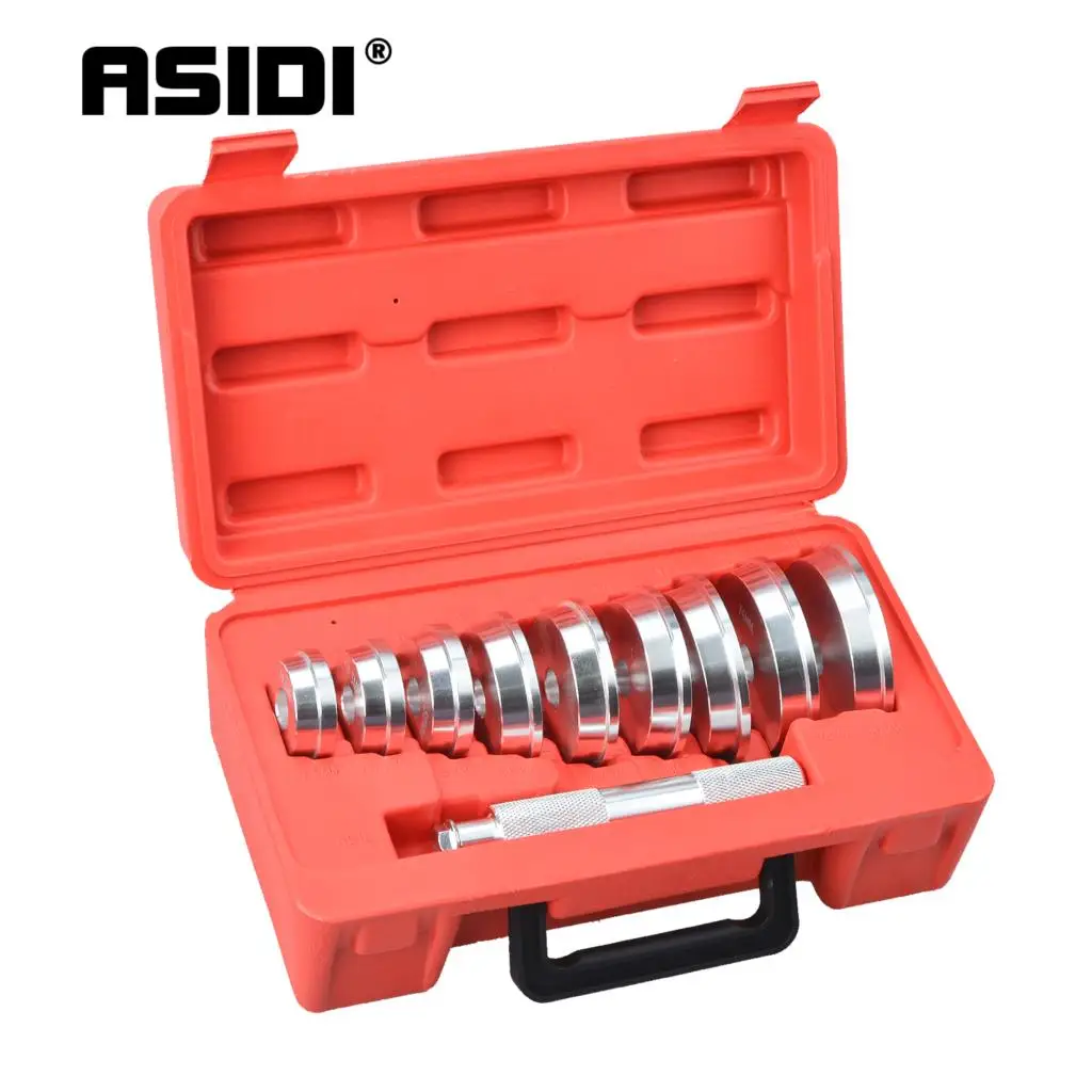 10 Pcs Bearing Race & Seal Driver Installer Set Remover Automotive Tool