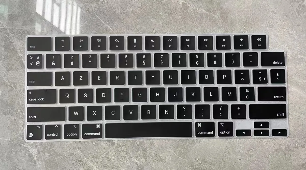 French-AZERTY-laptop-Keyboard-Cover-for-MacBook-Air-13-6-inch-A2681 ...