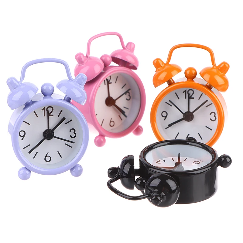 1-6-1-12-Dollhouse-Miniature-Clock-Turnable-Alarm-Clock-with-Battery ...