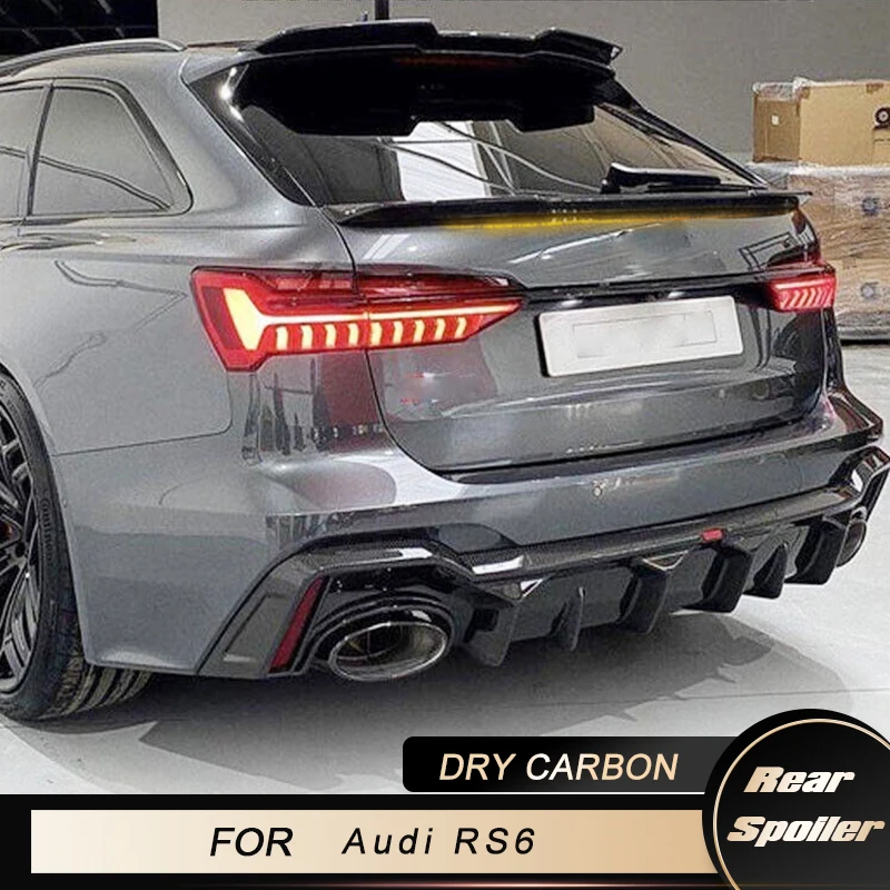 Car-Rear-Trunk-Spoiler-Wing-For-Audi-RS6-2019-2021-Rear-Trunk-Boot-Lid ...