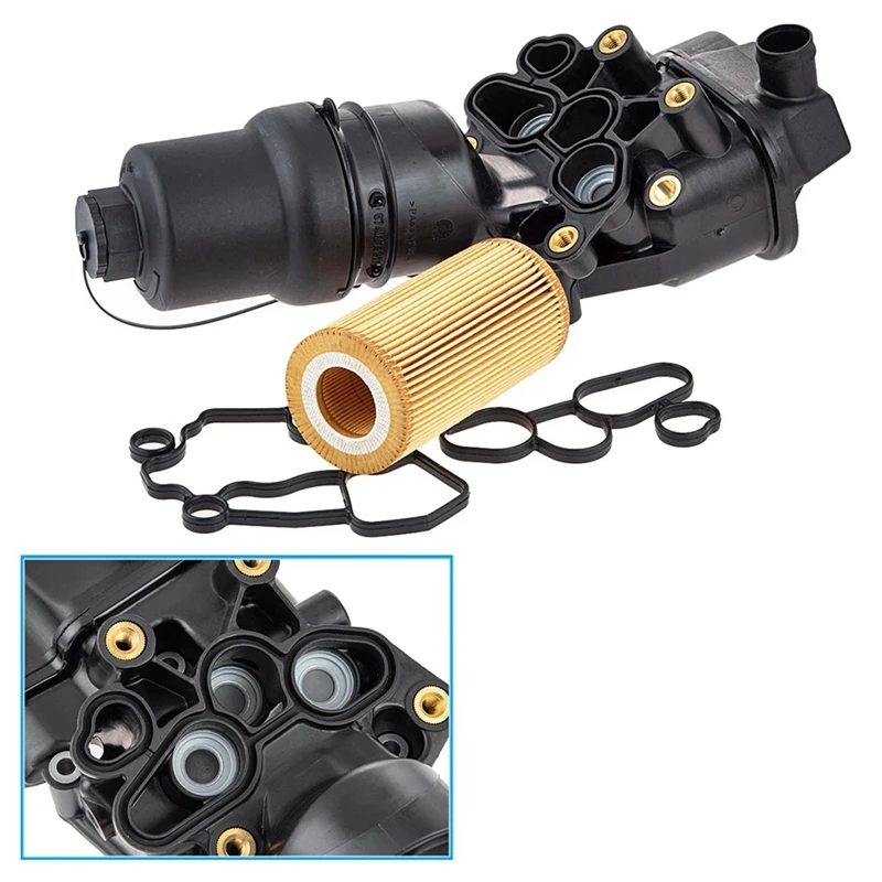 06F115397J-Oil-Filter-Housing-Oil-Filter-For-TT-TTS-A6-C6-A4-B7-A3-VW ...