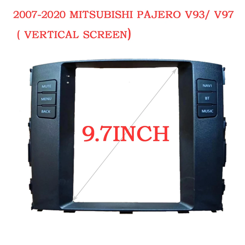 WQLSK Car Frame Fascia Adapter Canbus Box For Mitsubishi Pajero 4 V80 V90 V93 V97 Android Radio ...