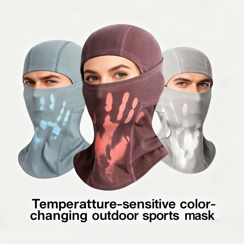 Thermochromic Breath Activated Balaclava Winter Thermal Fleece Lined ...