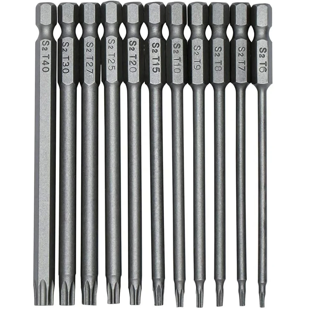 Torx-Security-Head-Screwdriver-Drill-Set-1-4-Inch-Hex-Shank-4-Inch ...