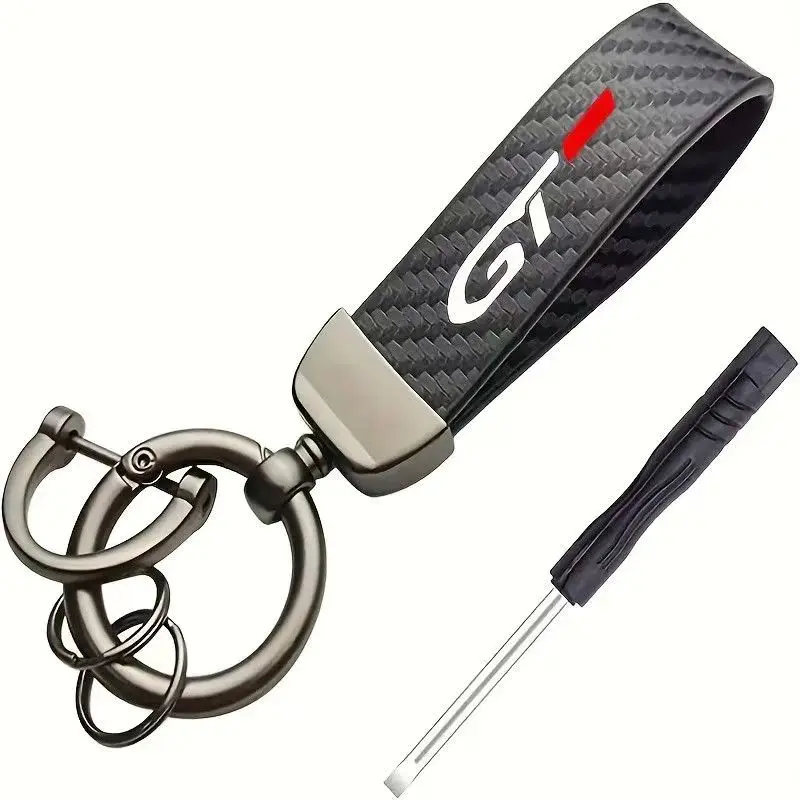 For Peugeot 106 107 108 508 Car Carbon Fiber Leather Alloy Rope ...