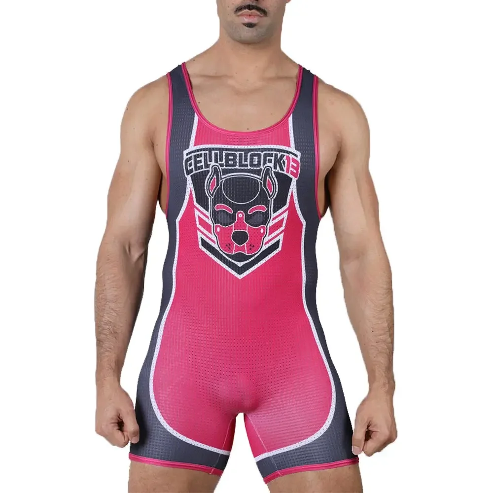 Traje-de-lucha-libre-sin-mangas-para-hombre-mono-profesional-de ...