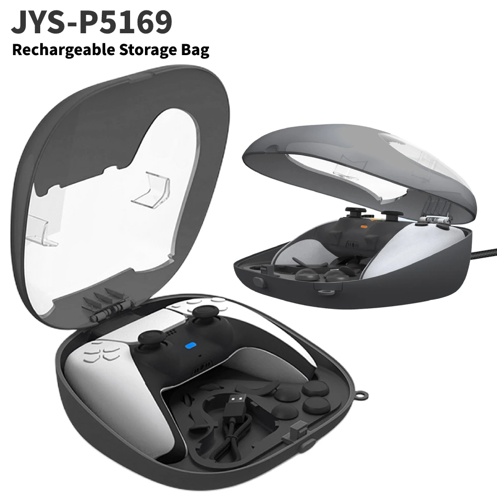 Hard-EVA-Controller-Bag-for-Playstation-5-PS5-Dualsense-Gamepad-Zipper ...