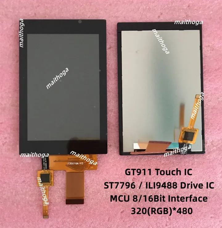 3-5-inch-24PIN-TFT-LCD-Capacitive-Touch-Screen-ST7796-ILI9488-Drive-IC ...