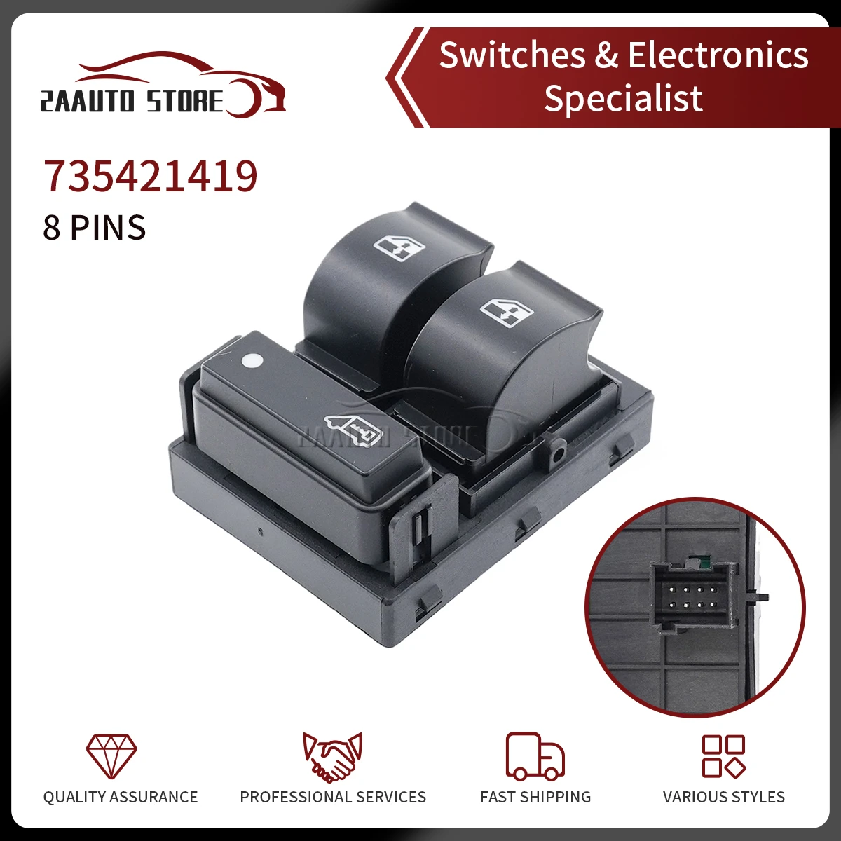 For Fiat Ducato Citroen Jumper Ii Peugeot Boxer Ii Window Control ...