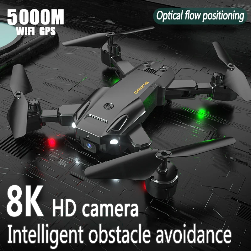 5G 8K HD Drone Professional Dual Camera Wifi GPS FPV Avoidance Fold ...