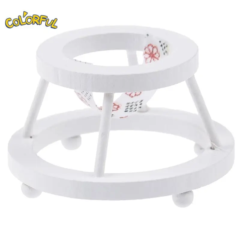 1-12-Dollhouse-Miniature-Baby-Walker-Model-Doll-House-Baby-Stroller ...