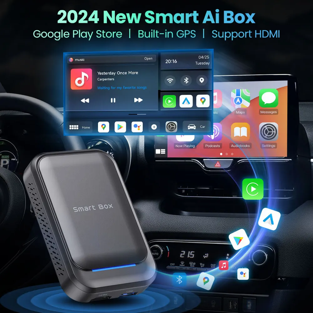 AuroraLInk-CarPlay-inal-mbrico-Ai-Box-con-cable-a-Android-adaptador ...
