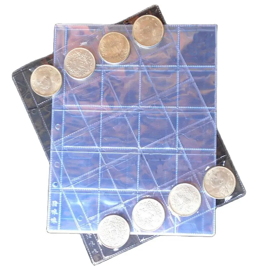 Lote-de-5-10-piezas-p-ginas-de-lbum-de-monedas-200-bolsillos-fichas-de ...