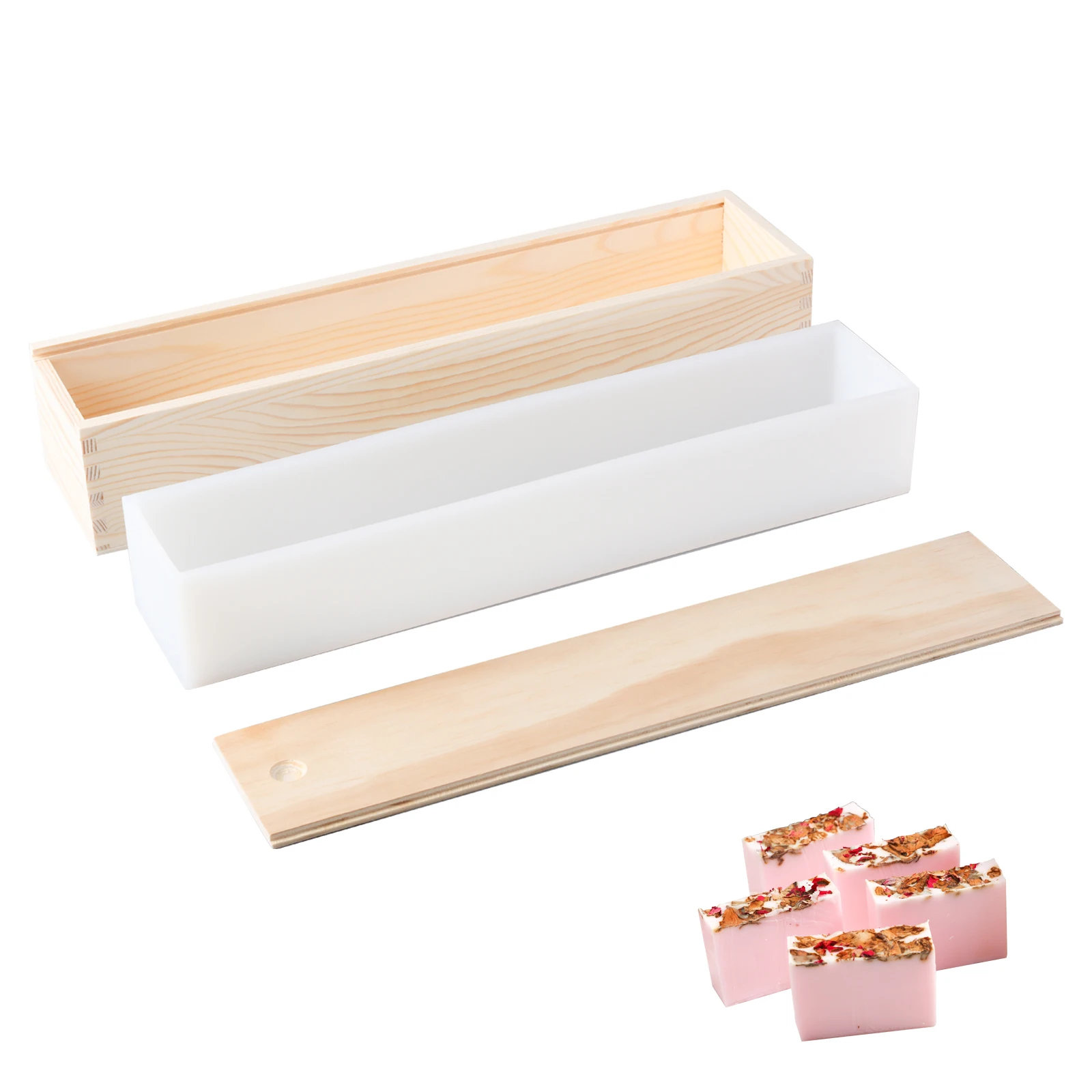 Nicole-Silicone-Food-Grade-Silicone-Rectangle-Mold-with-Wooden-Box-Big ...