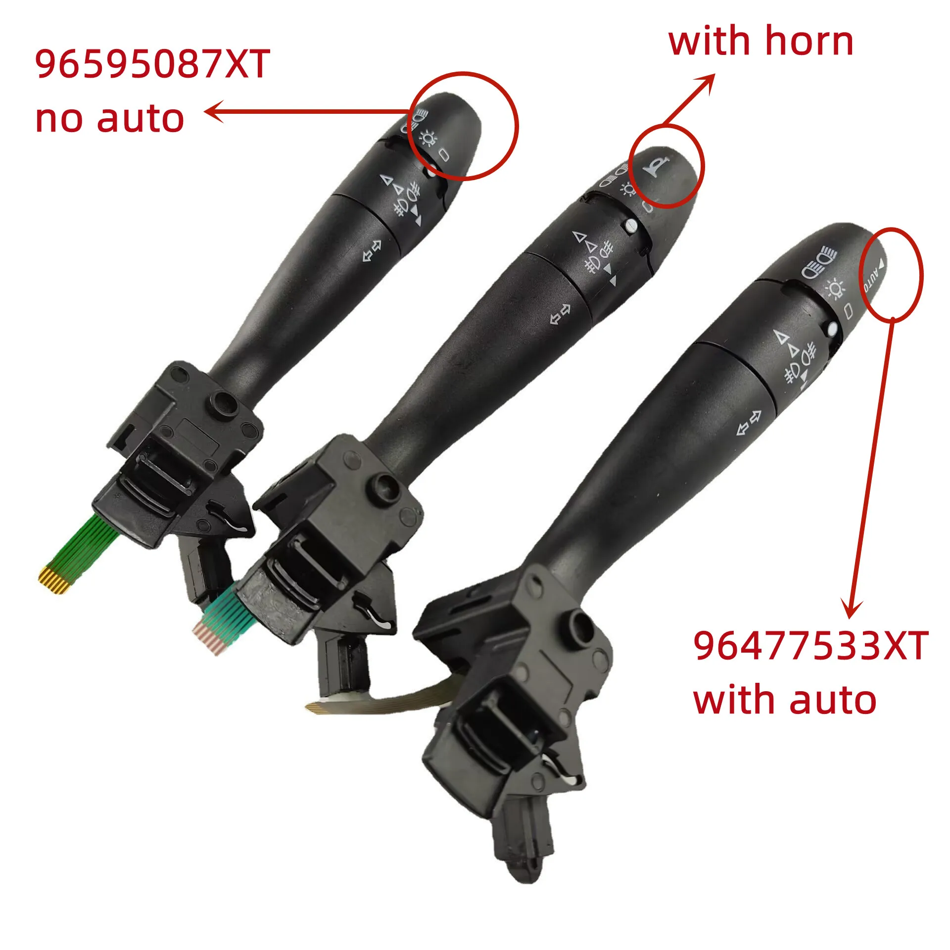 Car Turn Signal Indicator Switch Steering Column Horn Auto 96477533XT ...