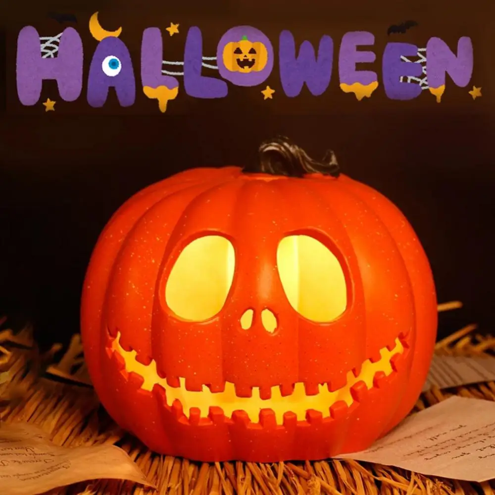 Jack-o-lantern-de-Halloween-decoraci-n-de-adorno-24cm-calabaza-grande ...