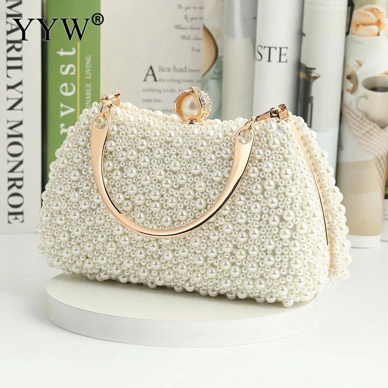 Crystal Evening Bags Party Bag | Women Evening Pearl Handbags - Luxury ...