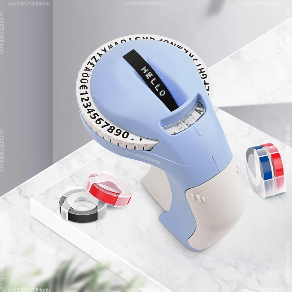 B90-Manual-Labeling-Machine-3D-Embossing-Typewriter-Hand-Printing-Label ...