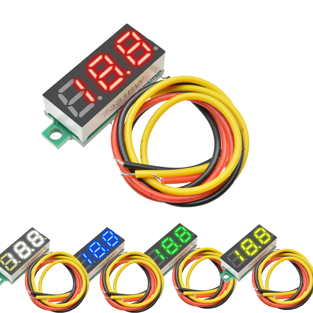 0 28 Inch DC LED Digital Voltmeter 0-100V Voltage Meter Auto Car Mobile ...