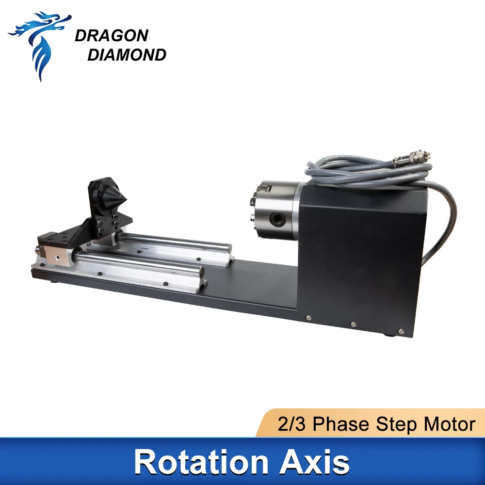 Co2-Laser-Rotary-Axis-Engraving-Attachment-With-Rollers-Stepper-Motors ...
