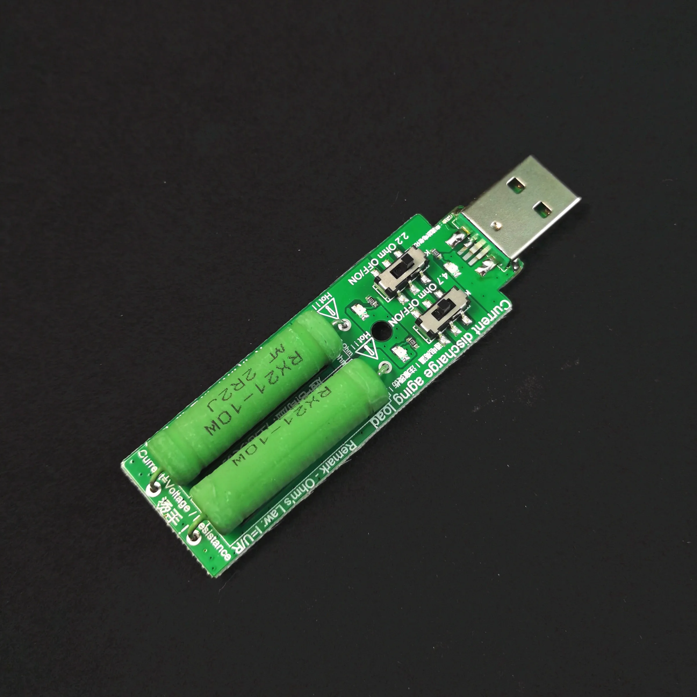 USB-Resistor-DC-Electronic-Load-With-Switch-Adjustable-3-Current-5V-1A ...
