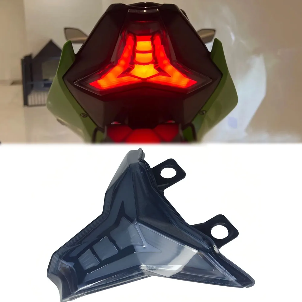 Motorcycle Integrated Tail Light Turn Signal Rear Brake Lamp Taillight ...