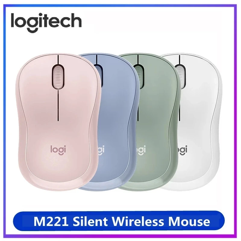Original-Logitech-M221-Wireless-Mouse-Silent-Mouse-3-Buttons-1000DPI ...